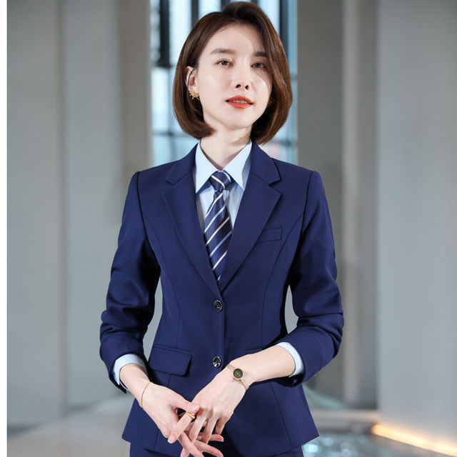 Cadillac 4S Store Shop Exhibition Hall Workers Blue suit Men's Women's ...