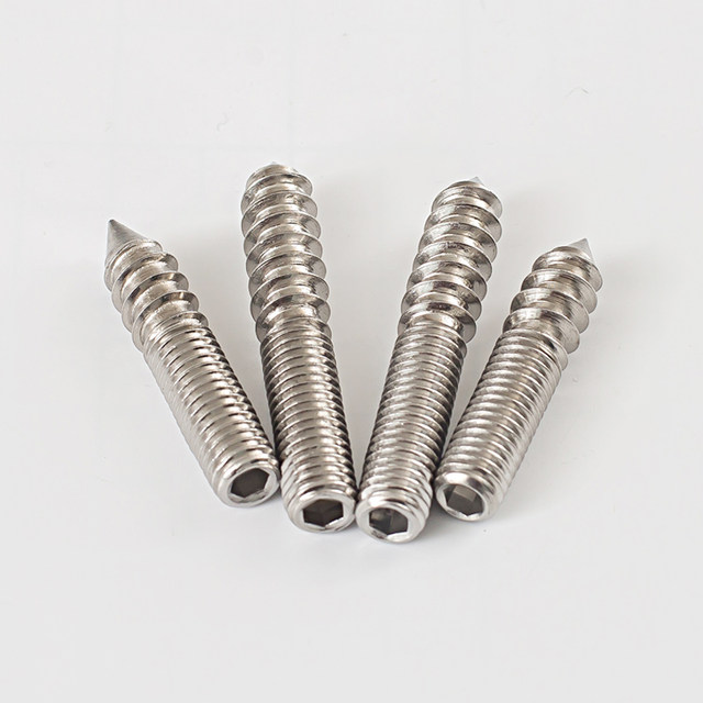 304 stainless steel double -headed tail screw inner hexagonal self ...