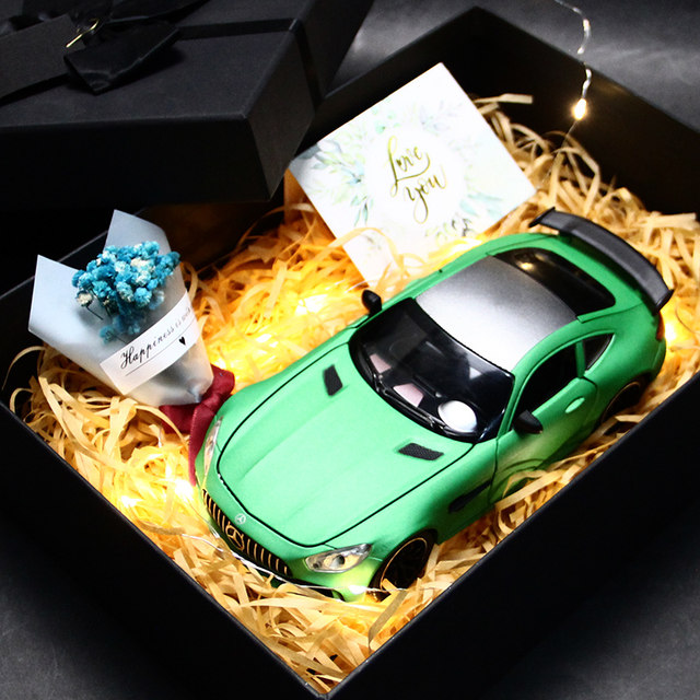 Mercedes-Benz AMG GT Green Devil sports car model simulation car toy ...