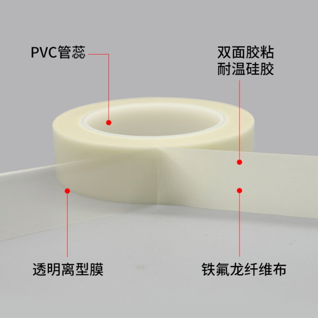 Double-sided Teflon tape, high temperature resistant double-sided tape ...