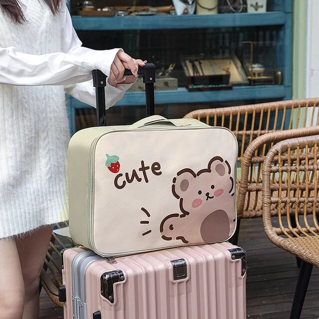 Suitcase storage bag organization bag clothing bag student portable ...