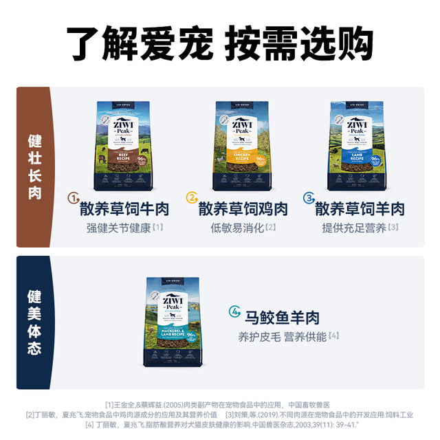 Ziyi Dingfeng air-dried dog food 4kg multi-flavor beef general-purpose ...