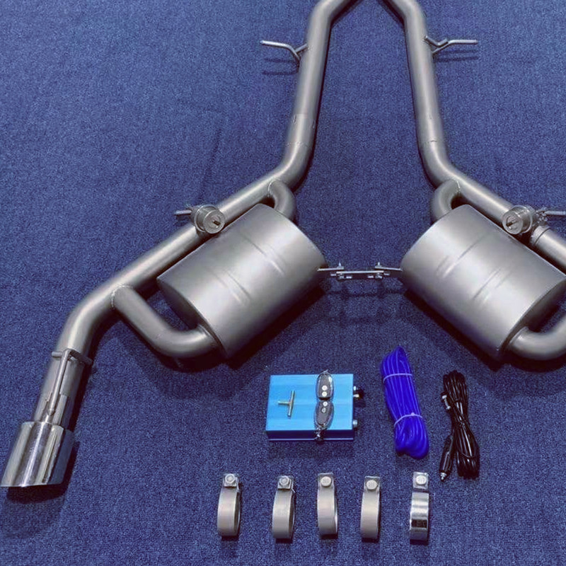 Custom Car Exhaust Pipe Modification - Sports Car Sound Wave Exhaust Valve