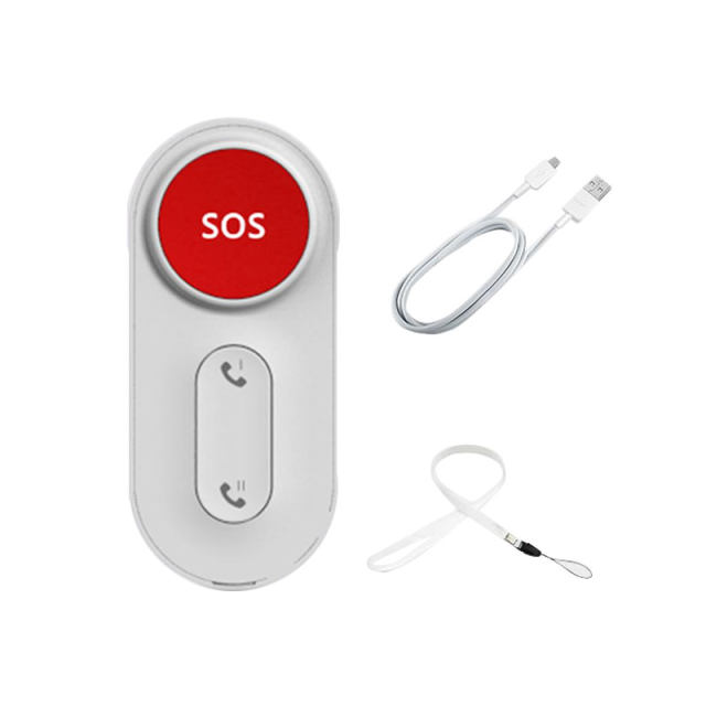 Elderly mobile phone alarm wireless call device GSM full Netcom one ...