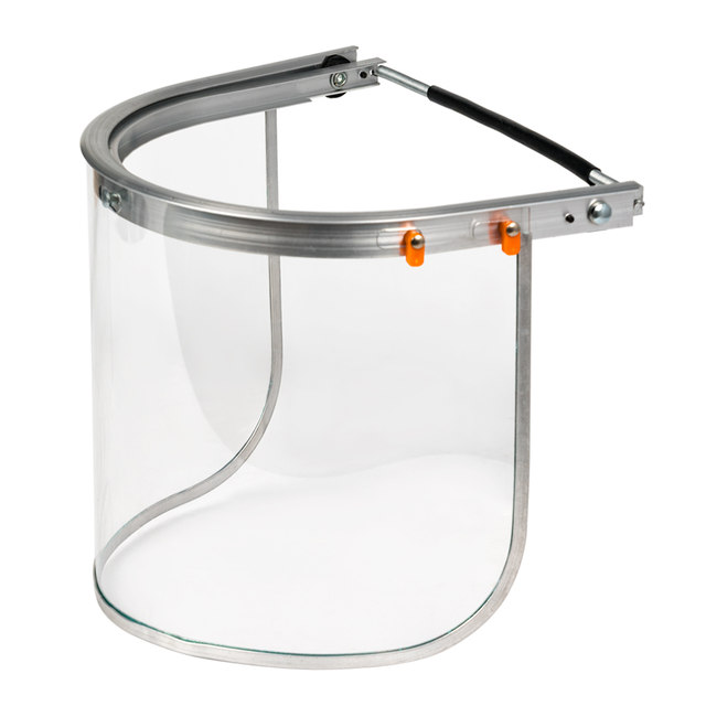 Hard hat mask full face protection transparent cutting splash anti ...