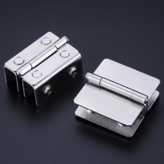Thick stainless steel glass double -sided hinge hinge -free cake ...