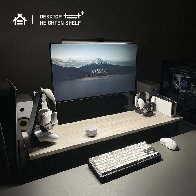 Desktop computer heightening shelf monitor screen base heightening ...