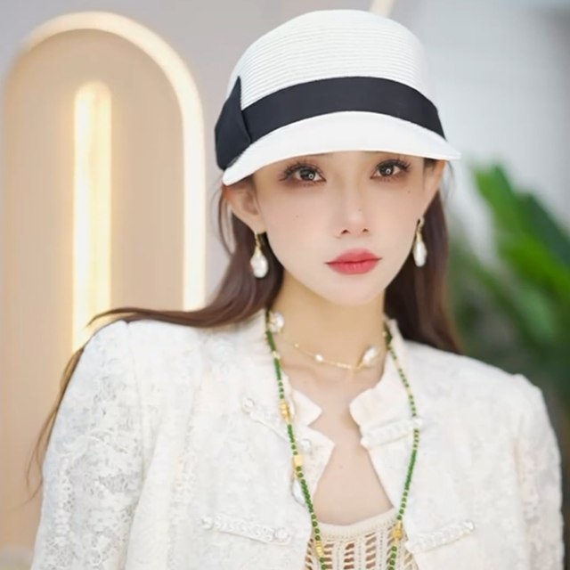 2025 new fashionable and beautiful summer hat for women versatile ...