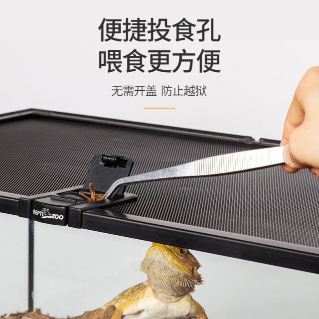 New reptilizoo reptilian pet breeding box glass climbing tank lizard ...