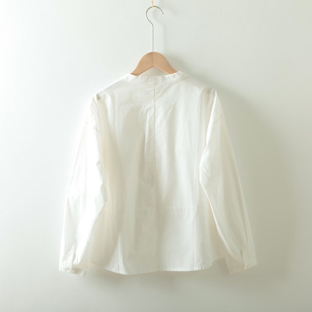 Women's new short stand collar and long sleeves versatile Korean style ...