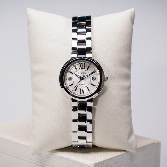Casio watch women's 2024 new Sheen light luxury niche high-looking ...