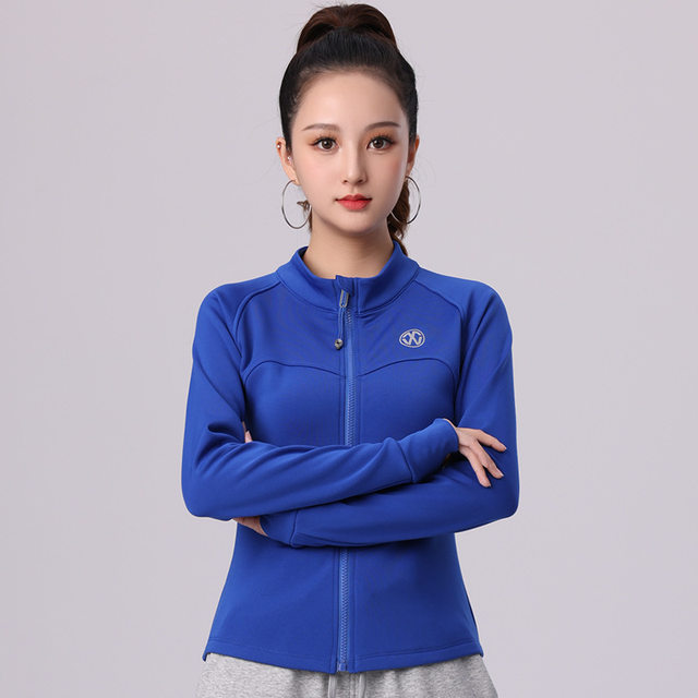 Autumn and winter velvet sports outdoor running quick-drying jacket ...