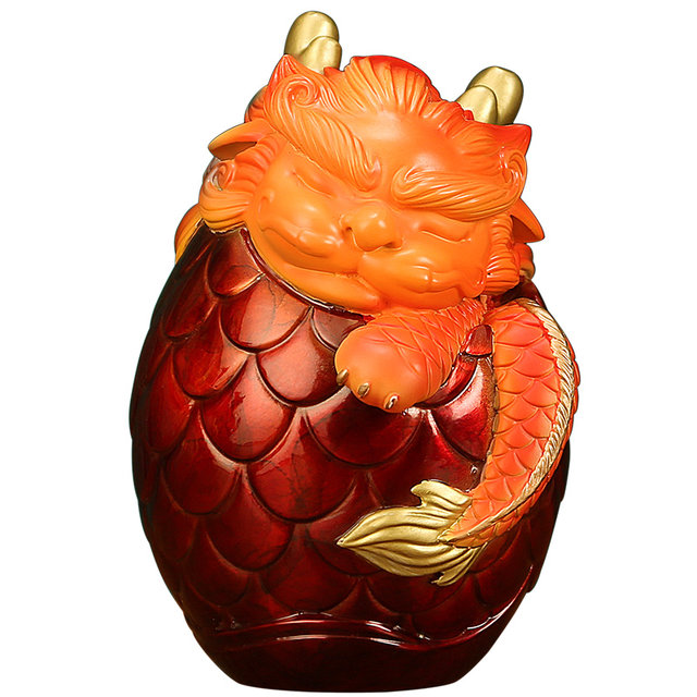 Ji Shanyuan Copper Dragon Ornament Twelve Zodiac Dragon Living Room ...