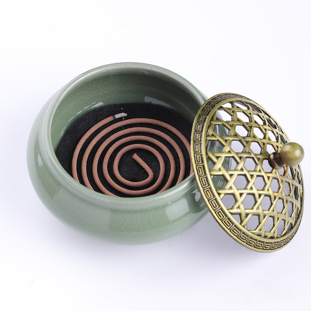 Incense burner household pure moxa stick fumigation moxa fumigation ...