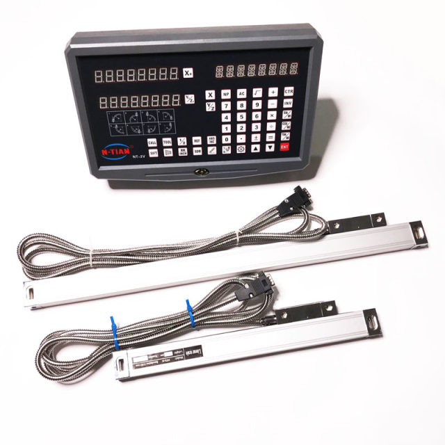 Lan Antenna Cutting Milling Machine Grating Ruler Digital Display Set ...