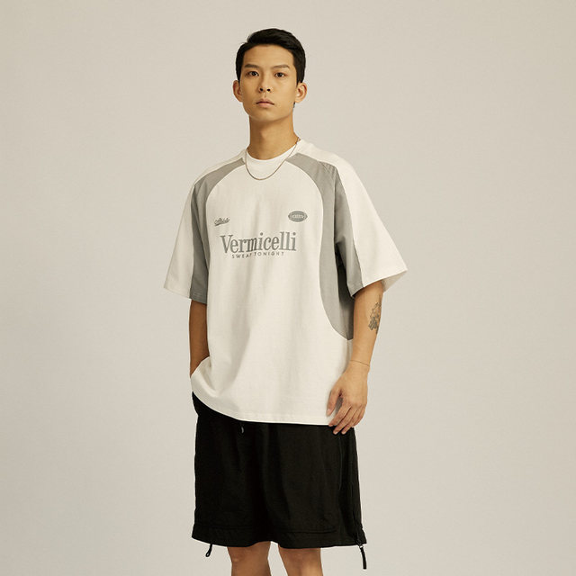 VMCL contrast color splicing sports elements blokecore football style ...