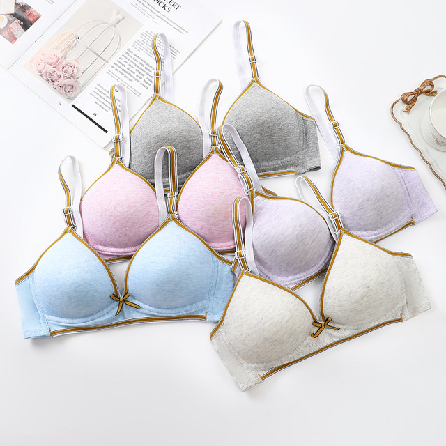 New style of girls' bra without steel rings, sweat-absorbing, high ...