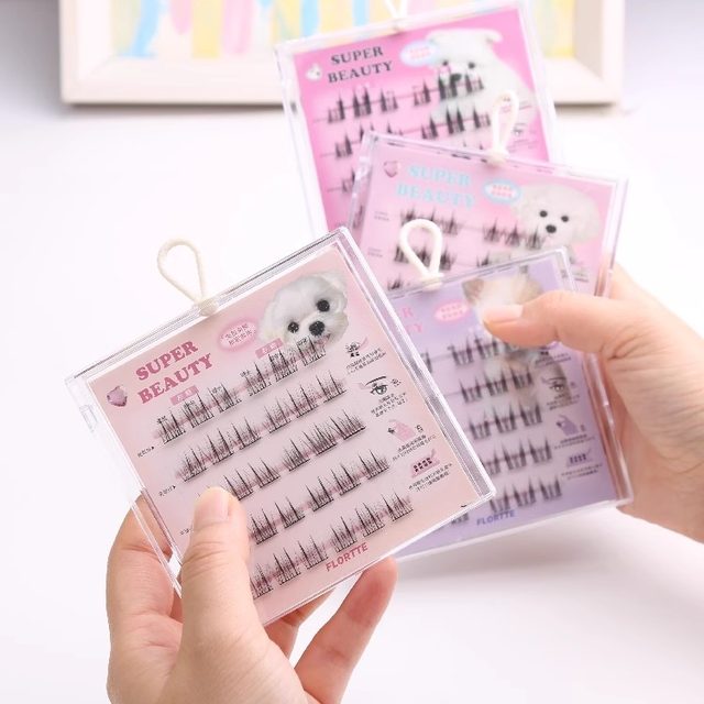 FLORTTE glue-free false eyelashes eyelashes sunflower natural self ...