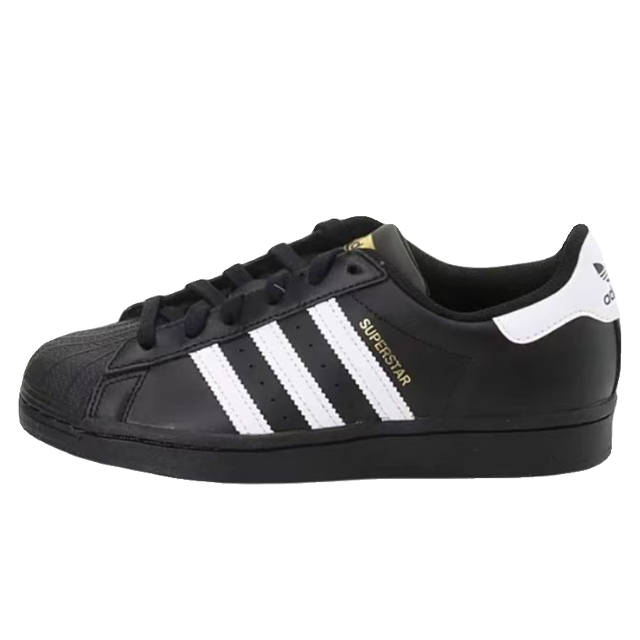 # clover Adidas Originals Superstar J sneakers carbon black EF5398