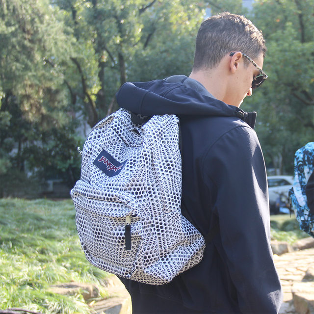 Jansport genuine backpack super rebellious campus men's and women's ...