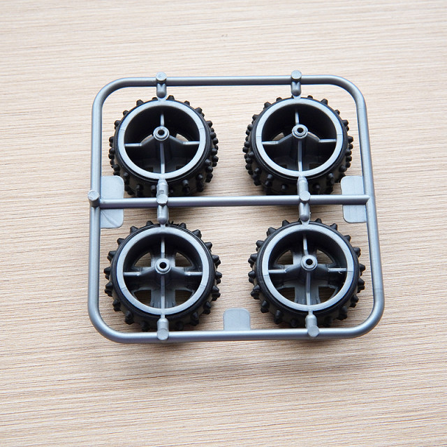 Jiepin four-wheel drive, large diameter wheel tires, studded tires ...