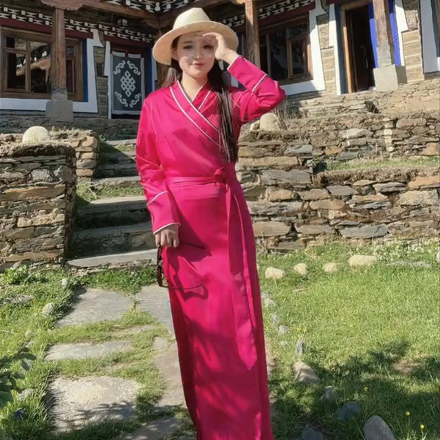 Foam Tibetan clothing for women in summer Band Bola Tibetan ethnic ...