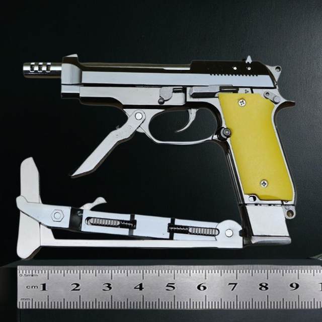 1:2.05 Beretta 93R full metal alloy submachine pistol model children's ...