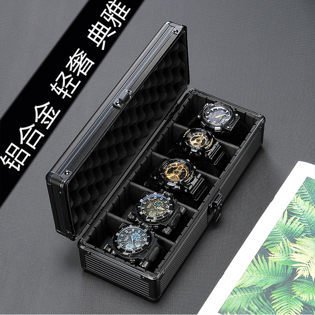 Brand new multi-person watch storage box top cover sponge lower box ...
