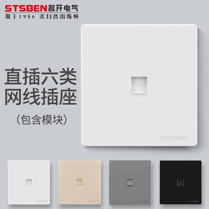 Gigabit Broadband Network Information Panel with Six Types of Network ...