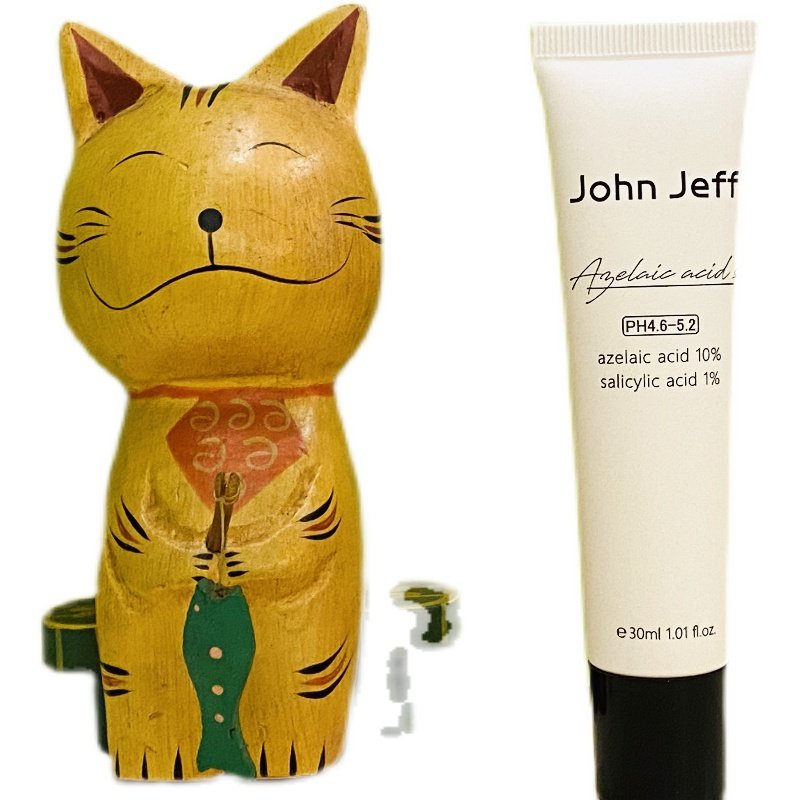 John Jeff Azelaic Acid Cream - Acne Treatment & Brightening