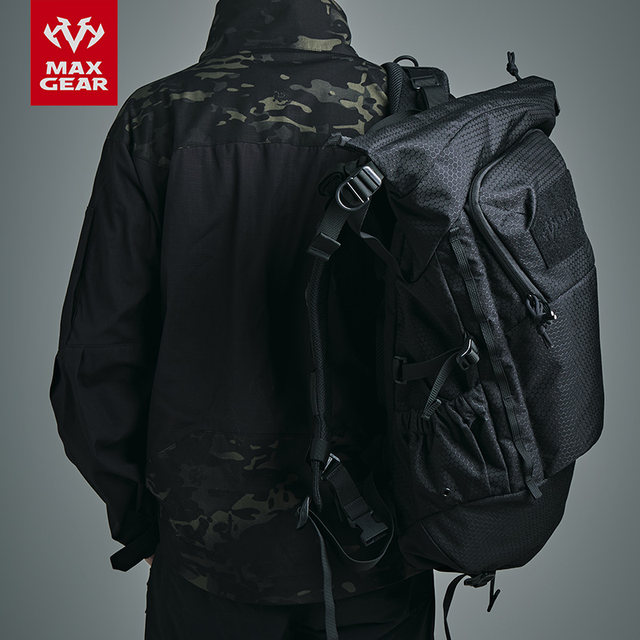 MAXGEAR iron-eater roll-top sports backpack, modular mountaineering bag ...