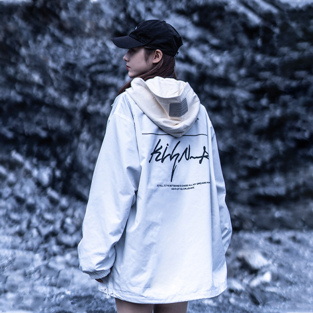 killwinner virtual reality three-color basic jacket trendy brand loose ...