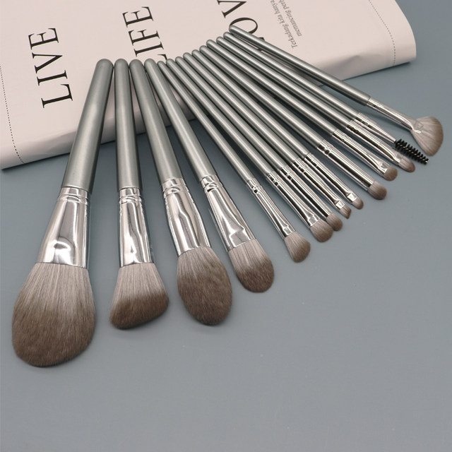 Makeup brush set 14 loose powder brushes eye shadow brush foundation ...
