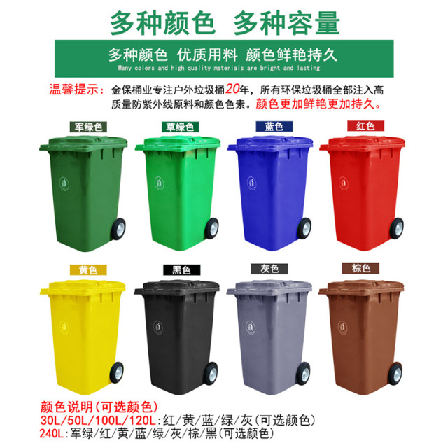 Classification Large Trash Can Commercial Covered Foot-operated Outdoor ...