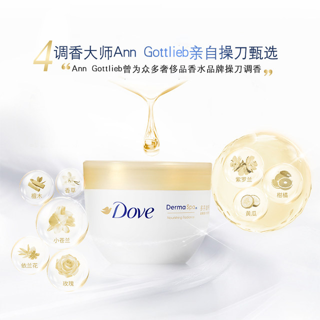 Doffen big golden bowl of body milk, moisturizing nourishment ...