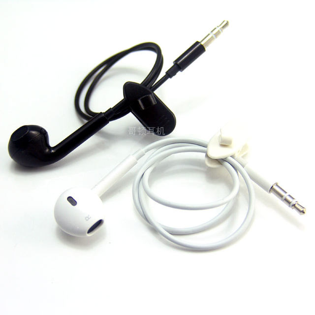 Single-sided single-wire single-ear short-wire heavy bass earplugs mp3 ...