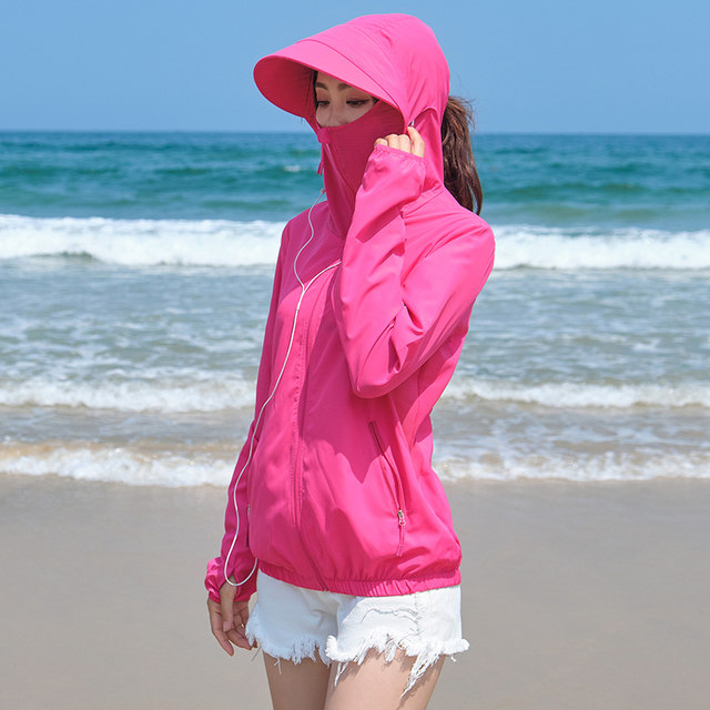 Sunscreen clothes for women 2025 new short summer outdoor breathable ...