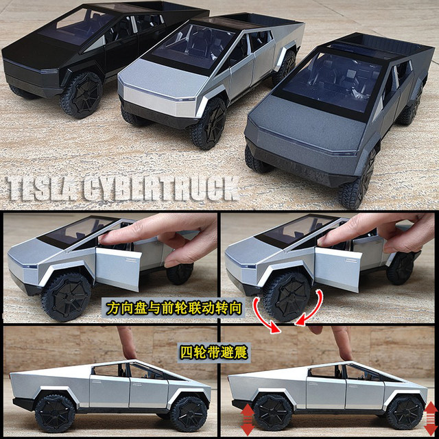 Alloy Tes pickup truck car model simulation business car children's toy ...