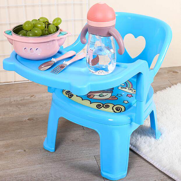 Children's dining chair, calling chair with dinner plate, baby dining ...