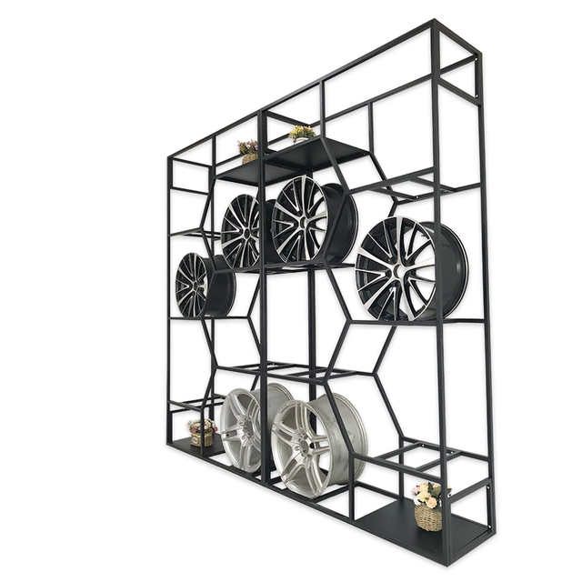 Automobile wheel display rack 4S shop modified steel bell rack ...