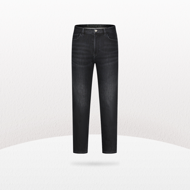 Red Bean Shu Bouncing Jeans Male 2024 Autumn and Winter New Products ...