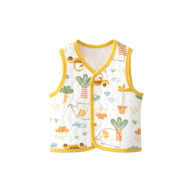 Yingbeiyi baby vest autumn and winter warm baby vest newborn top pony ...