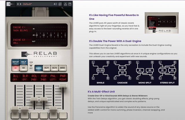 Genuine LX480 Complete Full Version Dual Engine V4 Relab Life Plug -in