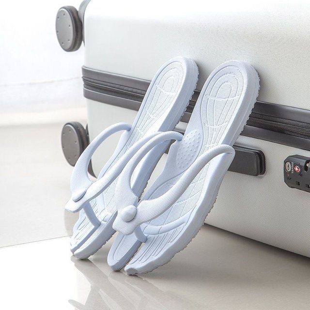 Portable foldable slippers for women traveling, ultra-light, non-slip ...
