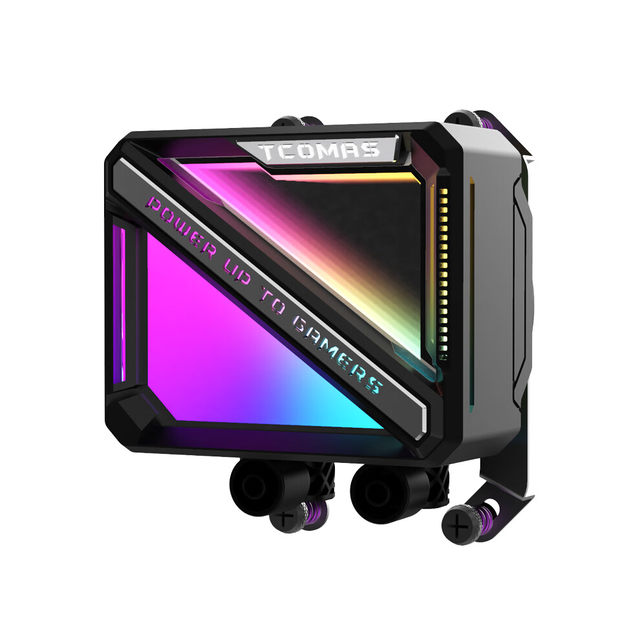 TCOMAS Titanium Tantalum SJ-A090 Integrated CPU Radiator 360 Water Cooled 1700 Building Block ...