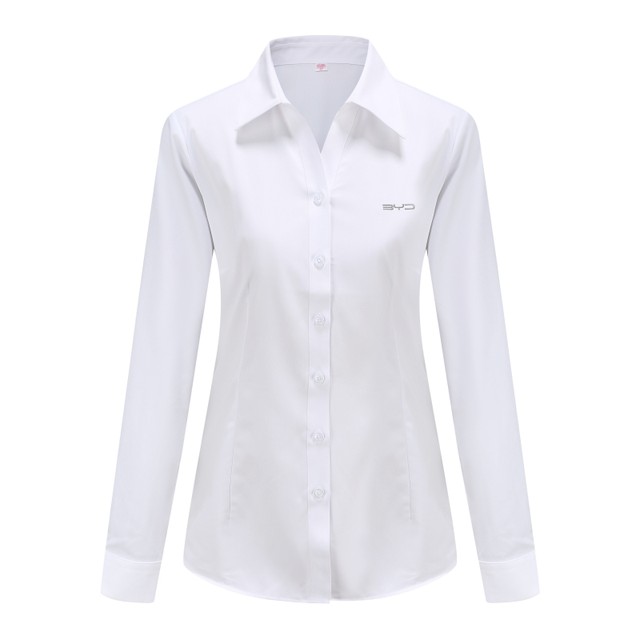 BYD New Shirt White Work Clothes Ocean Net E Net Shirt Dynasty 4S Store ...