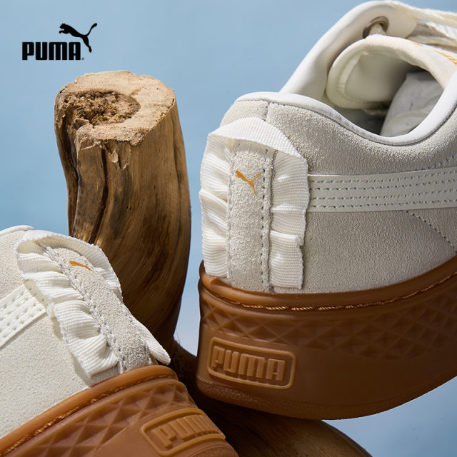Retro height-enhancing sponge cake shoes for women PUMA PUMA low top ...
