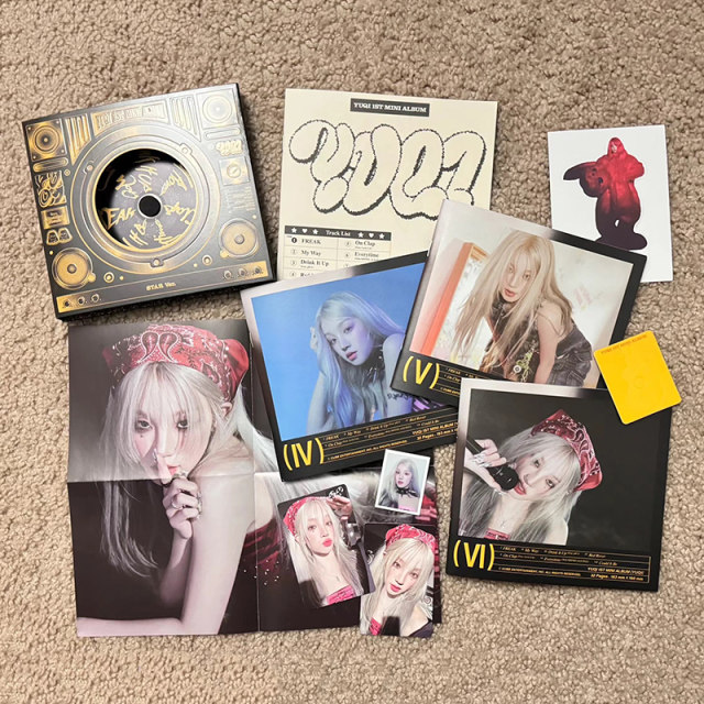 GIDLE Song Yuqi album YUQI mini 1 first solo 2 official genuine special ...