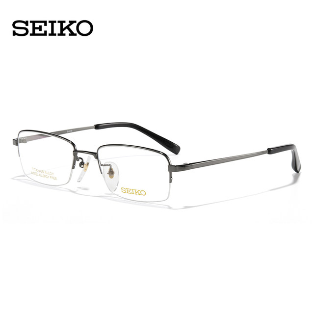 SEIKO Seiko glasses frame men's titanium alloy half-frame frames can be ...
