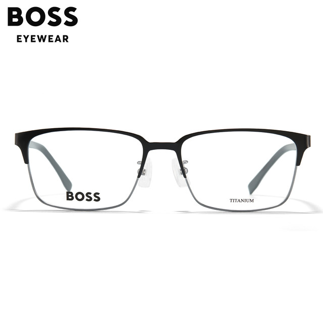 BOSS glasses frame men's titanium eyebrow frame glasses frame can be ...